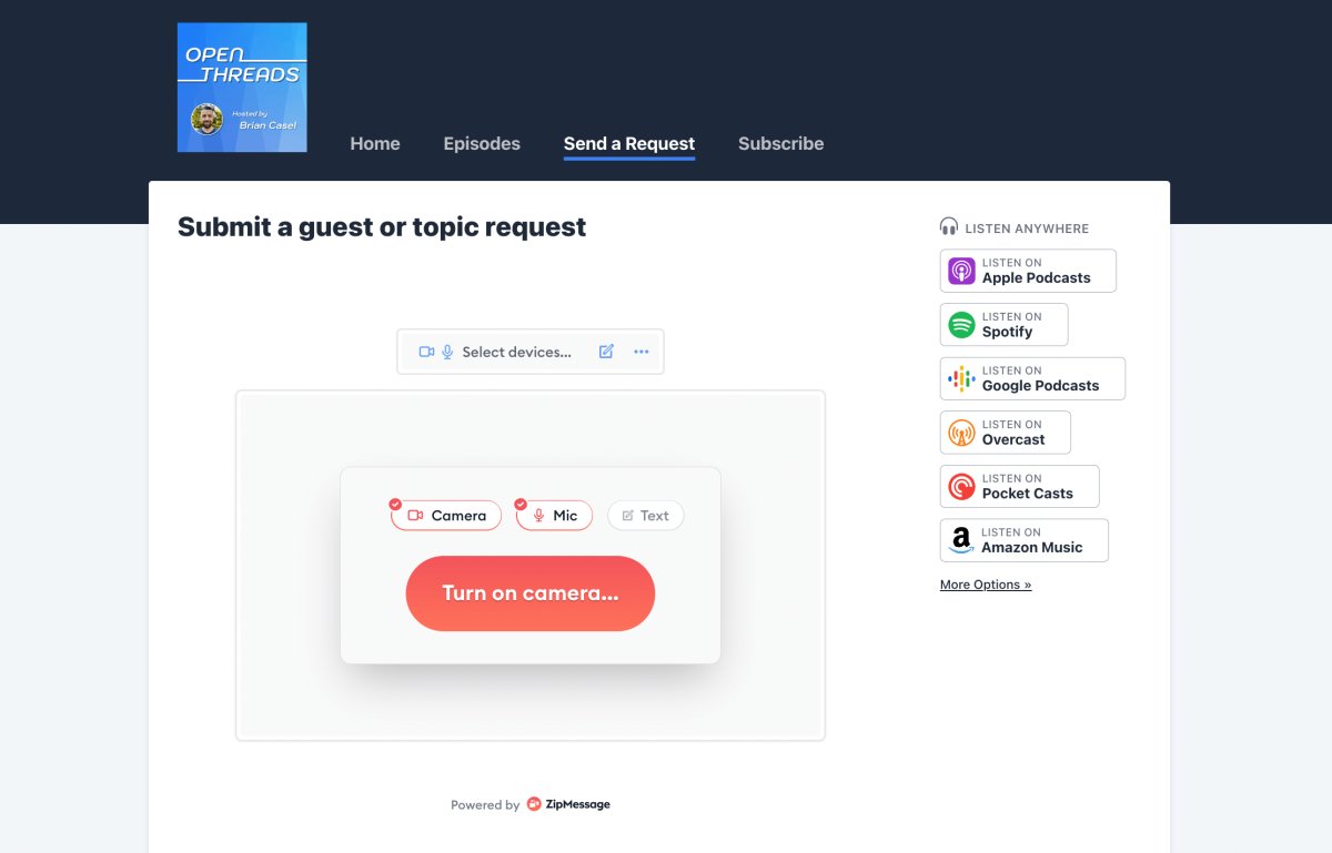 How to receive voicemail and video messages from podcast listeners